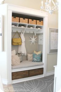 Goodbye Furnace & Water Heater - Hello Mudroom Closet – Welsh Design Studio