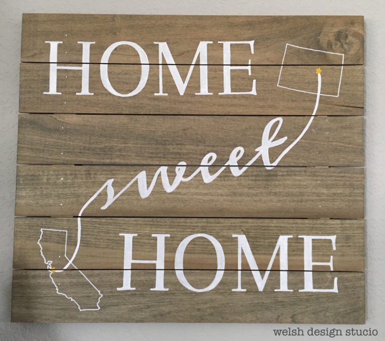 How to Make a Wood Plank Sign for Your Home – Welsh Design Studio