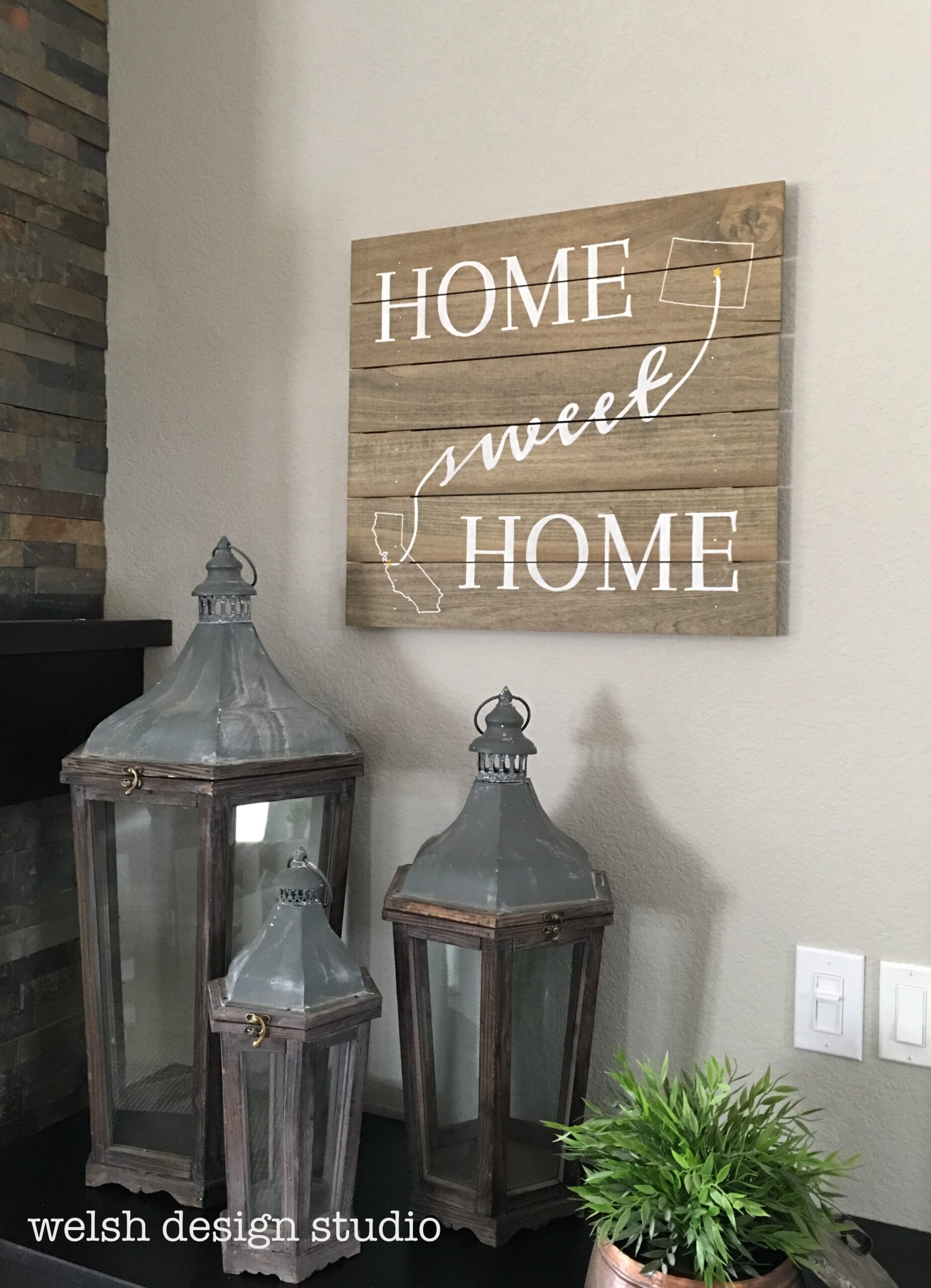 How to Make a Wood Plank Sign for Your Home – Welsh Design Studio