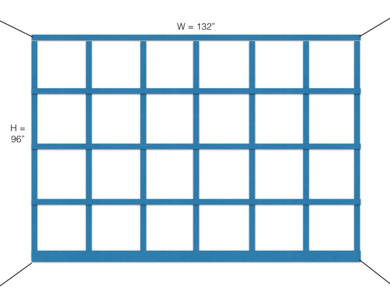 Tutorial for Creating a Perfect Grid Wall – Welsh Design Studio