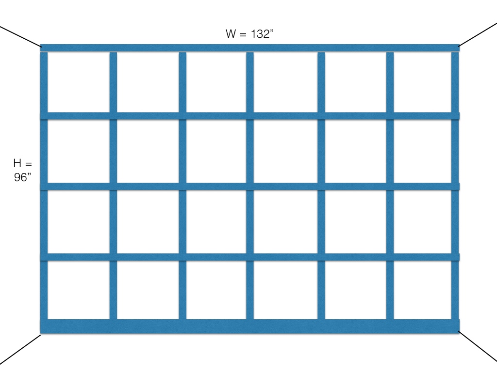 Tutorial for Creating a Perfect Grid Wall – Welsh Design Studio