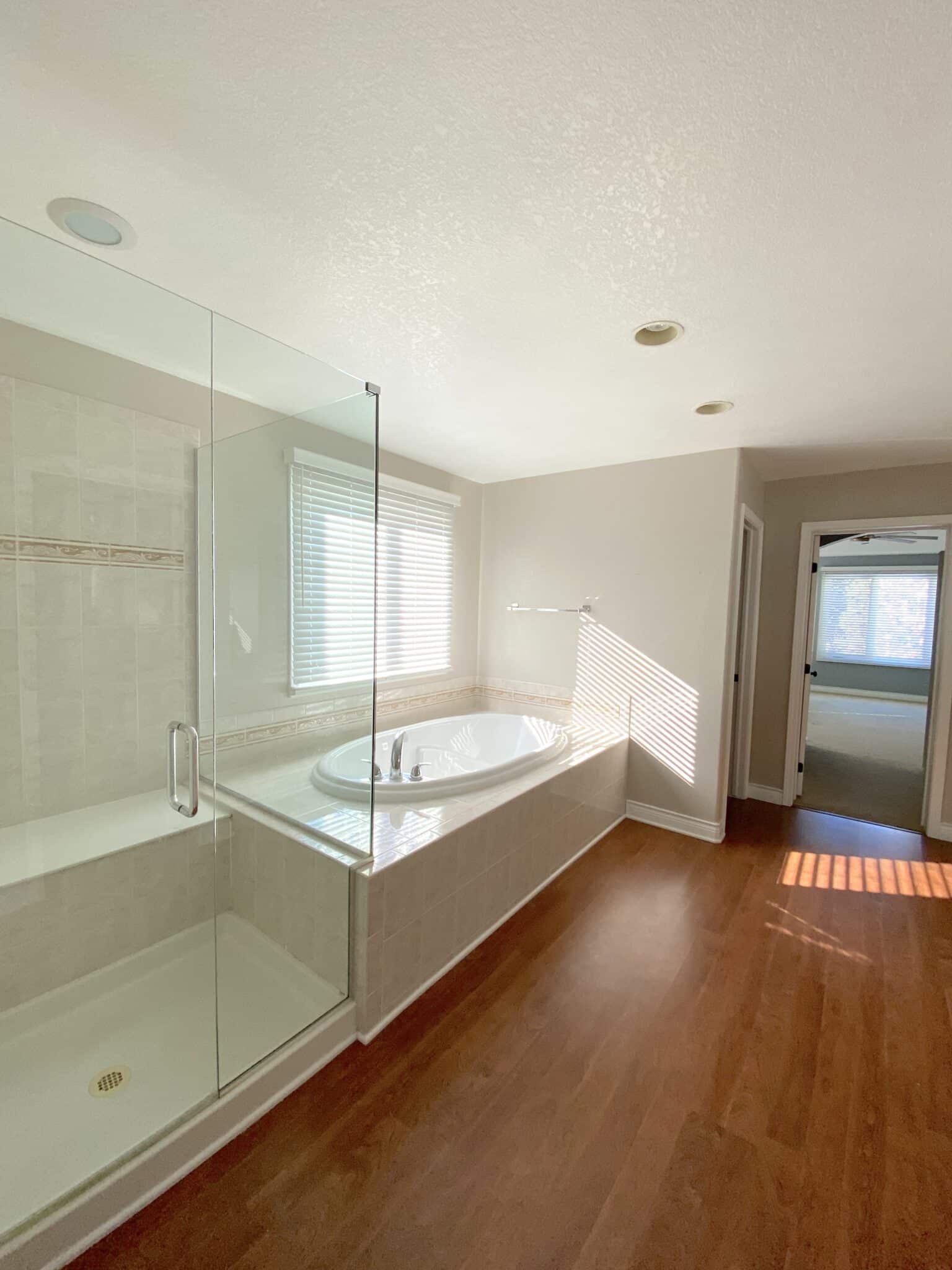 Primary Bathroom Before and After: Our Remodel Reveal – Welsh Design Studio