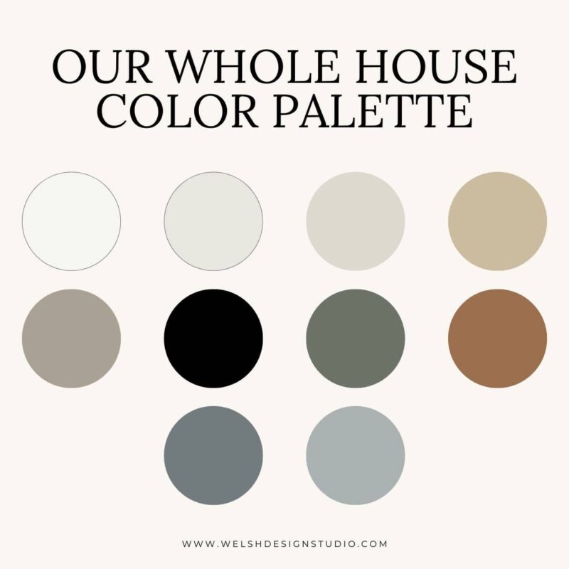 How to Create a Cohesive Whole House Color Palette – Welsh Design Studio